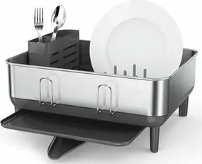 Simplehuman Odkapávač na nádobí  Compact / rám z nerez oceli/ šedý pla