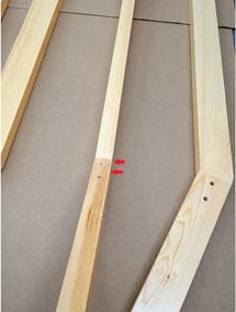 Bílá domečková dětská postel s roštem 90x200 cm Tipi - II. jakost – Vipack