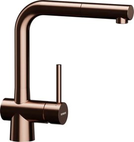 Schock Laios dřezová baterie s vytahovací koncovkou Copper Brushed 517120COB