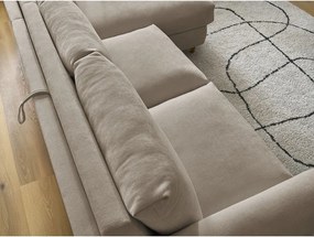 Taupe rohová pohovka Nouveau Cocoone – Bobochic Paris