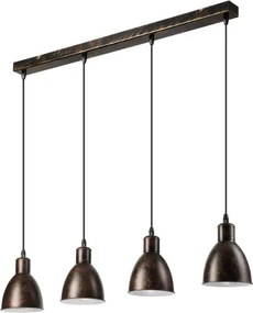 BRILAGI - LED Lustr na lanku RIDDY 4xE27/60W/230V měděná/patina