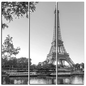 Obraz na plátně -  Eiffel Tower - čtverec 3110QB (105x105 cm)