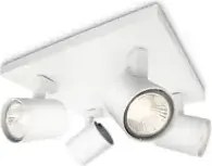 Philips Runner 4x50W bílá / bodové svítidlo / GU10 / IP20 / bez zdrpje