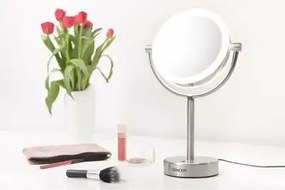 SENCOR SMM 3090SS Oboustranné kosmetické zrcátko / 18 cm / LED osvětle
