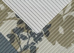 Breno Koupelnová pěnová předložka SOFTY-TEX 79857 květy, šíře 65 cm, Vícebarevné