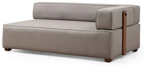 Designová rohová sedačka Galatea 360 cm šedá - levá