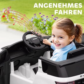 AIYAPLAY dětské elektrické autíčko 12V dětské autíčko s dálkovým ovládáním 2.4G, hudba, klakson, elektrické autíčko s LED světly, připojení USB/MP3, …