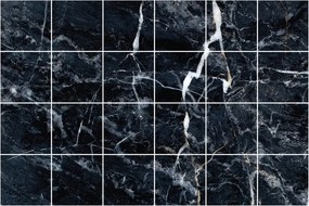 Sada samolepek na kachličky 24 ks 15x15 cm Marble Tiles Florencia – Ambiance