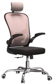 Kancelářská židle DORY světle růžová