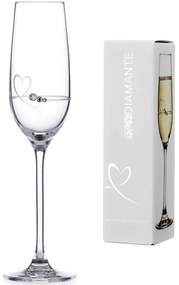 Diamante křišťálová sklenička se Swarovski krystaly Petit  150 ml 1KS