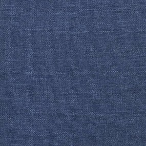 Petromila 2místná rozkládací pohovka modrá textil
