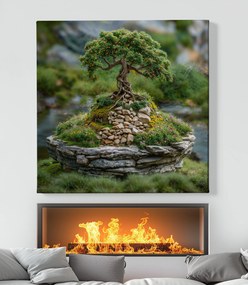 Obraz na plátně - Strom života Diorama Stoney FeelHappy.cz Velikost obrazu: 60 x 60 cm