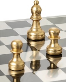 Luxusní šachová sada Chess Bronze & White – 60*15*60 cm