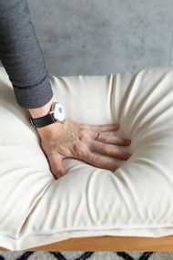 nanoSPACE Protiroztočový povlak na anatomický polštář 42 x 66 cm | Nanobavlna® – režná biobavlna