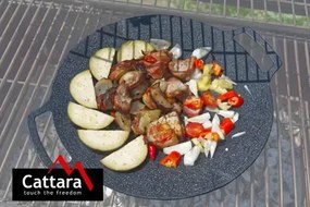 Cattara Korejská grilovací pánev ALU 36 cm / Grilovací nářadí / Hliník