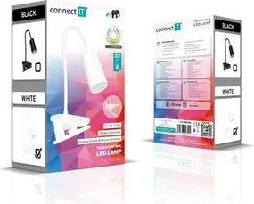CONNECT IT CLIP 2 bílá / Stolní LED lampička s klipem / 4W / 210 lm /