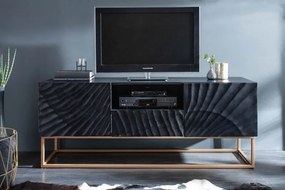 Designový TV stolek Shayla 160 cm černý - mango