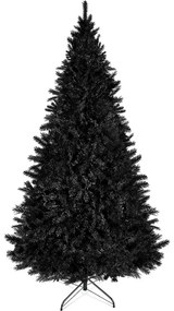 Černý umělý vánoční stromek, 210cm 1000 větví