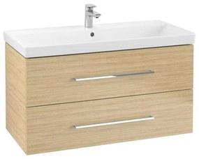 Villeroy & Boch Avento - Umyvadlová skříňka, 98x51x45 cm, 2 zásuvky, Nordic Oak A89200VJ
