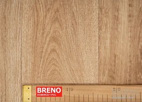 Breno PVC ECOTEX Helsinki 536 – světlé dřevo, šíře 400 cm