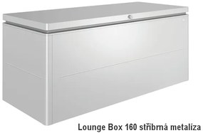 Biohort Úložný box LoungeBox® 160 Barva: stříbrná metalíza