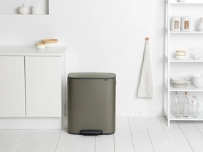 Brabantia BO pedálový koš 60L platinová