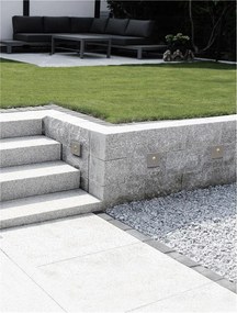 NV 9117086 Kryt pro zapuštěné svítidlo do zdi FINLO šedý beton IP65 bez světelného zdroje - NOVA LUCE