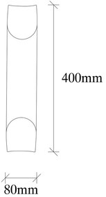 Černé nástěnné svítidlo Opviq lights Efsun