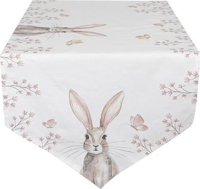 Běhoun na stůl s velikonočním motivem Rustic Easter Bunny - 50*160 cm