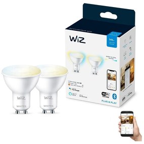 WiZ | SADA 2x LED Stmívatelná žárovka PAR16 GU10/4,7W/230V 2700-6500K CRI 90 Wi-Fi-WiZ | WI0145