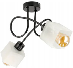 BERGE LED stropní svítidlo LOFT - 2xE27 - KUBEK WHITE