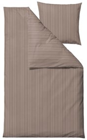 Damaškové povlečení taupe na jednolůžko/prodloužené 140x220 cm Noble – Södahl