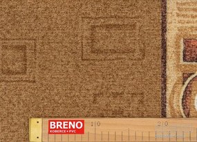 Breno Běhoun JENA 35, šíře 120 cm, Hnědá/Vícebarevné