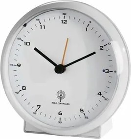 Hama Elegance Pro bílá / budík řízený rádiovým signálem / tichý chod