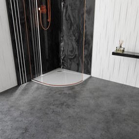Vayer Boomerang čtvrtkruhová sprchová vanička, litý mramor Rozměr vaničky: 100x100cm