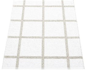 Vinylový koberec Pappelina Ada bílá velikost: 70x100cm