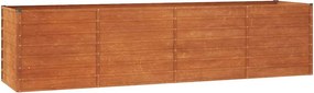 Zahradní vyvýšený záhon rezavý 320 x 80 x 77 cm cortenová ocel 151963