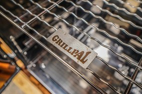 GRILLPAL elektrická udírna Grillpal Smoker 172 l, podstavec teak