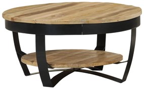 244675 vidaXL Konferenční stolek hrubé mangovníkové dřevo 65 x 32 cm
