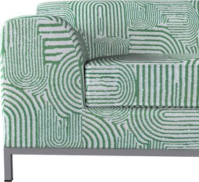 Potah na pohovku IKEA  Kramfors 3-místná barva zelená látka pletený vzor, vzorované