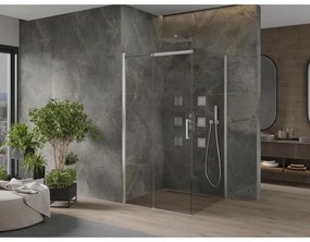 Mexen Omega sprchový kout 100x100cm, 8mm sklo, chromový profil-čiré sklo, 825-100-100-01-00