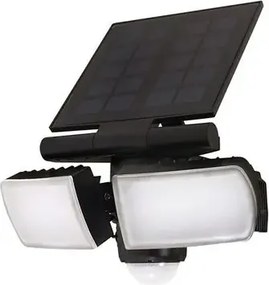 Solight WO772 LED solární osvětlení se senzorem 8W černá / 600lm / Li-