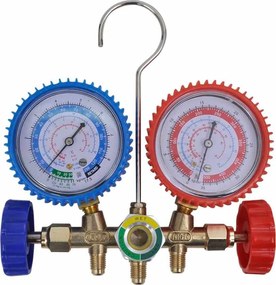 vidaXL Vakuové čerpadlo se 2cestným měřidlem pro klimatizaci [3100285]