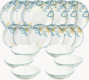 Sada porcelánového nádobí Moon, pro 6 osob, 18 dílů