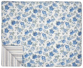 GreenGate prošívaný přehoz přes postel Donna Blue - 140x220cm