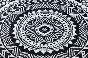 Dywany Łuszczów Kusový koberec Napkin grey kruh - 200x200 (průměr) kruh cm