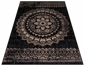 Vopi | Kusový venkovní koberec Sunny 4417 black - 80 x 150 cm