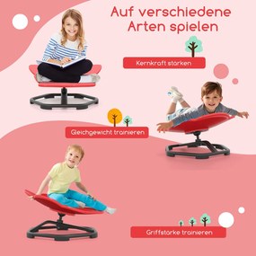 Costway Senzorické otočné křeslo Dětské 360° Dětské otočné křeslo Carousel