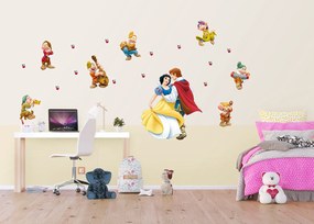 Dětská samolepka na zeď Disney Sněhurka a Princ | 65 x 85 cm | DDK880
