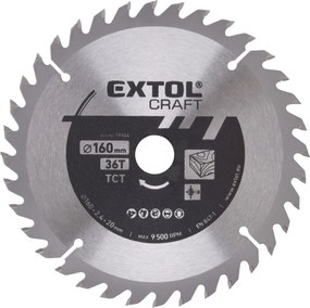 Extol Craft Kotouč pilový 160x20mm, 36 zubů